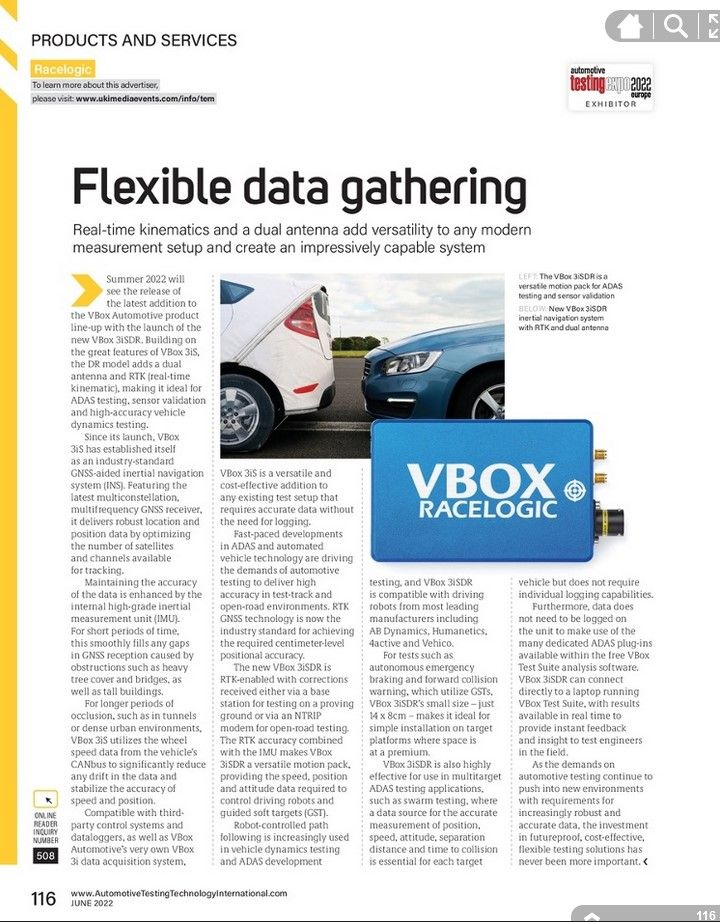 VBOX Automotive - Inertial Navigation Systems